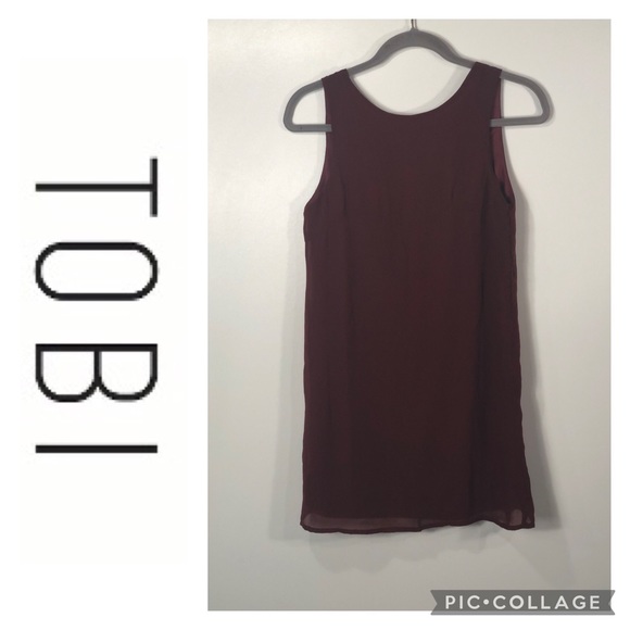 Tobi | Dresses | Tobi Mini Sleeveless Caged Back Dressxs | Poshmark